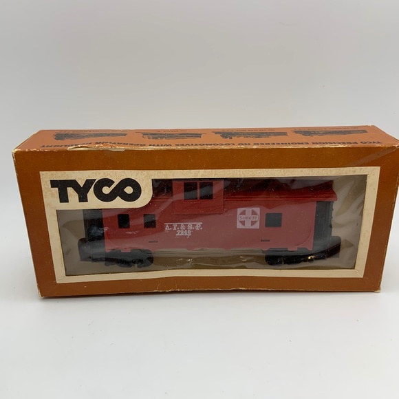 Vintage | Accents | Vintage Tyco Santa Fe Atsf 724 Caboose Ho Scale ...